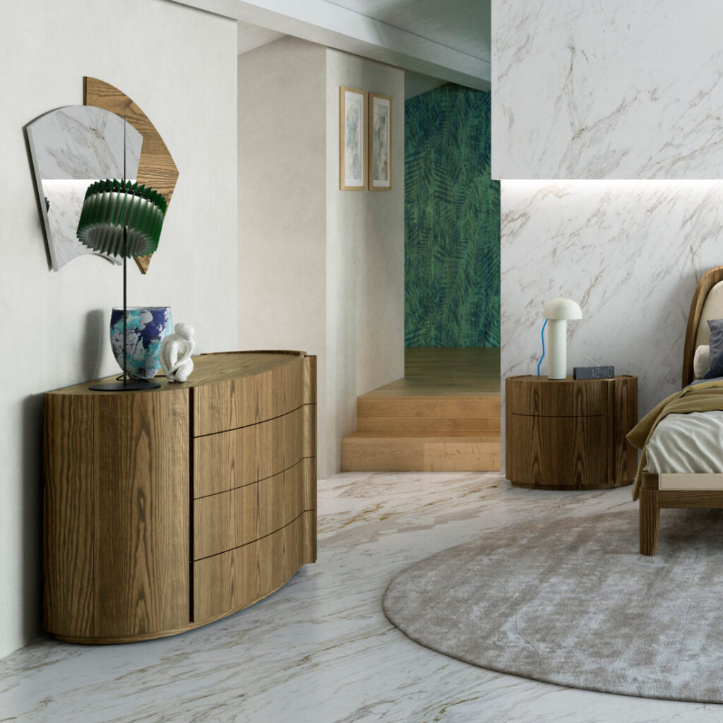 FAZZ: Jacqueline Chest of Drawers & Bedside Table | Michelangelo Designs