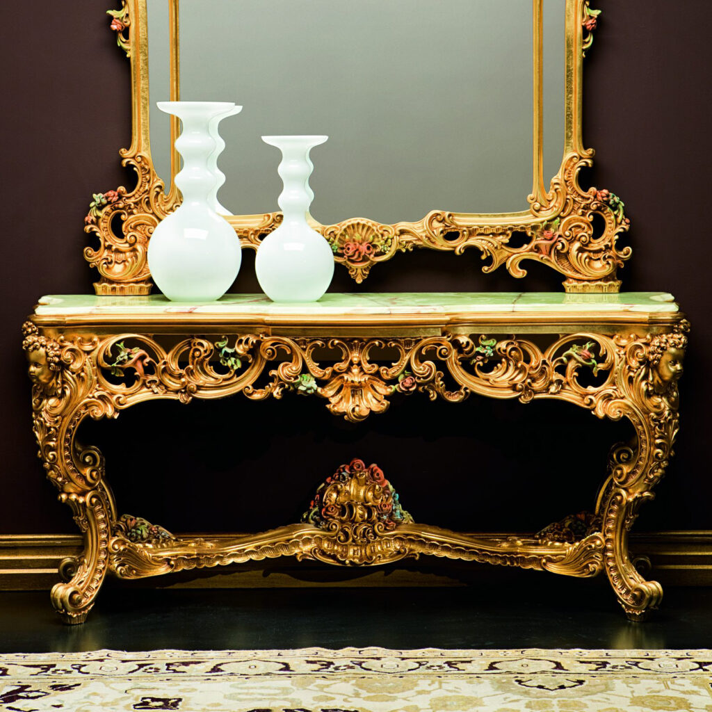 SIL: 101 Console with Marble Top | Michelangelo Designs