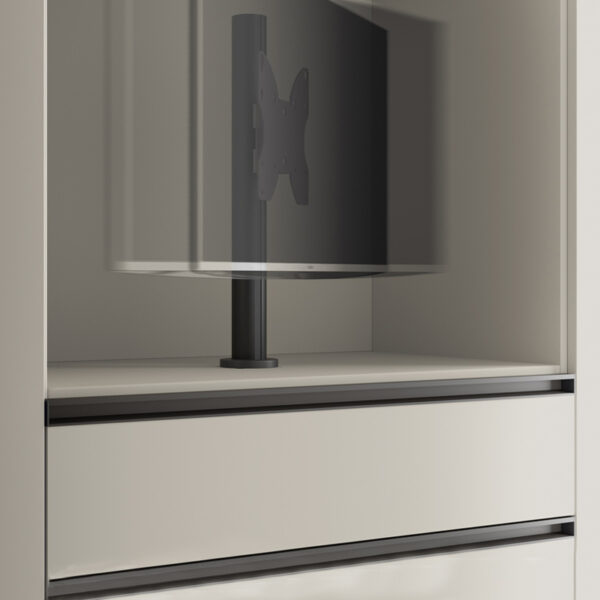 SAN: TV Stand Modules and Open Modules/Wardrobe | Michelangelo Designs