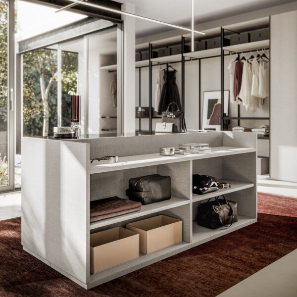 SAN: Freestanding Island for Walk-in Closet | Michelangelo Designs